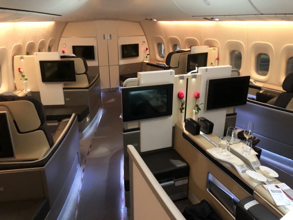 Review Lufthansa Boeing 747 8 Die First Class Für Uns Ganz Alleine