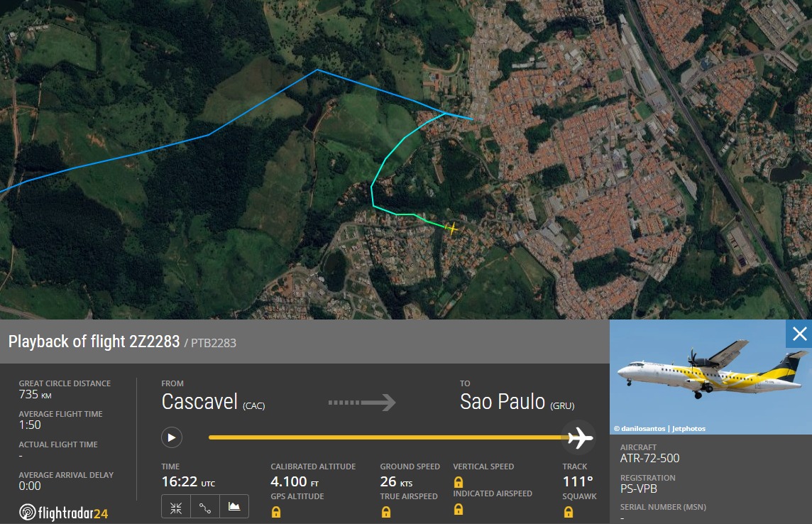 Flugzeugabsturz in Brasilien: ATR 72 mit 62 Personen an Bord zerschellt ...