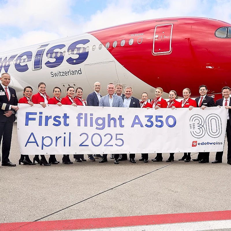 Edelweiss nimmt ersten Airbus A350 in den Liniendienst - Frankfurtflyer.de