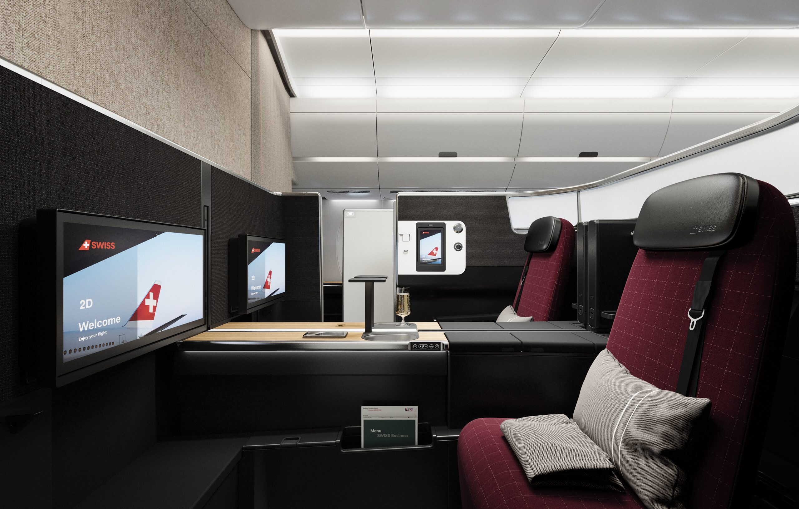 Mehr Premium: SWISS Airbus A350 kommt mit 25 Sitzen weniger als bei ...